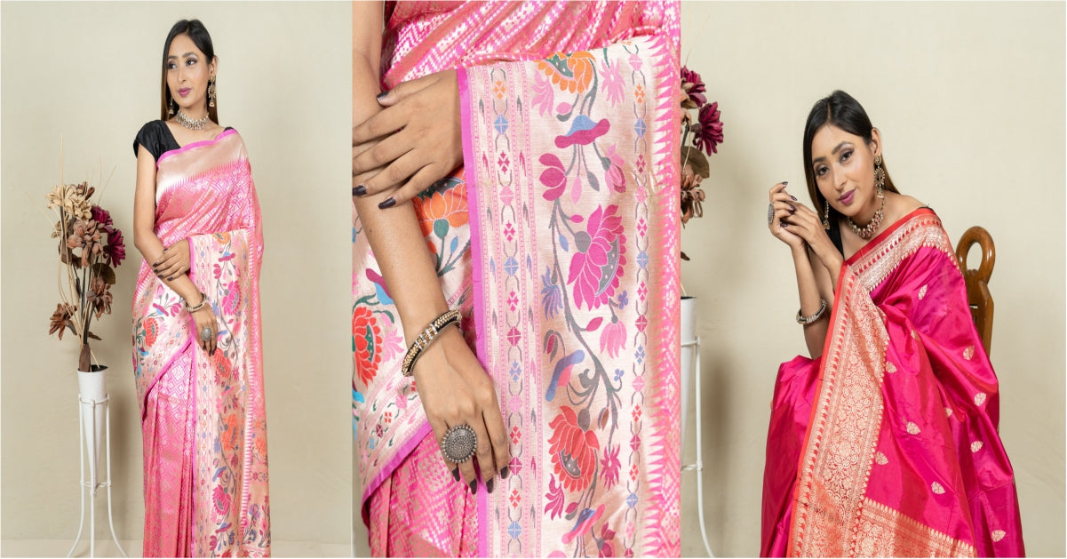 Banaras Bunkar - Shop Exquisite Handwoven Pure Banarasi Sarees Online
